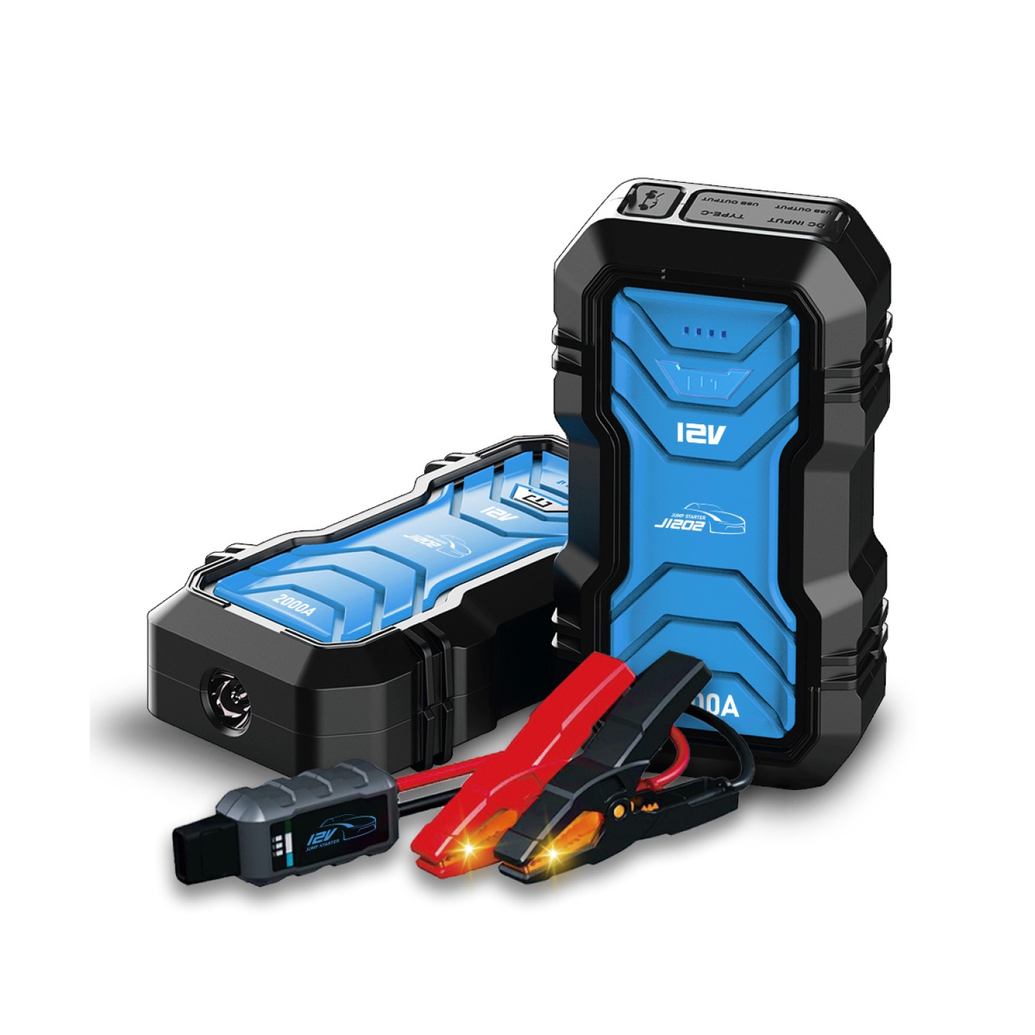 Green Keeper - 2000A Portable Jump Starter - Booster GK-J1202 ...